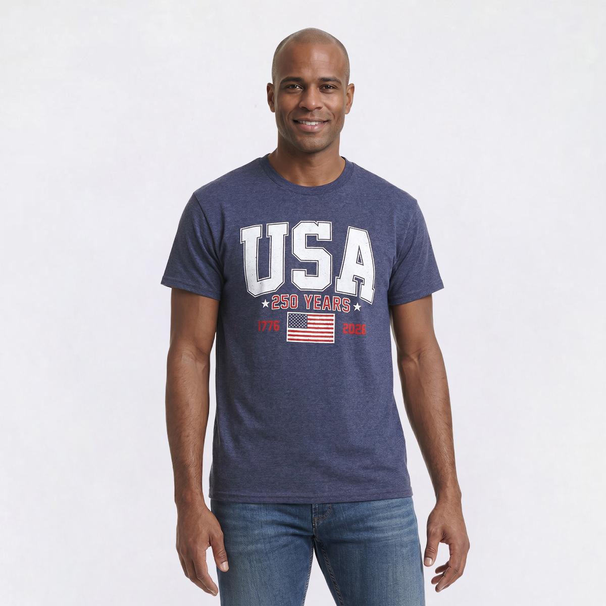 Click here for Mens Home of the Brave 250 USA Shoe Horn Tee prices